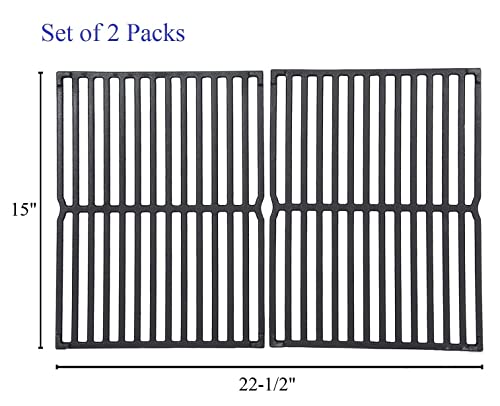 GasSaf Parts Kit Replacement for Weber 7534 7522, Spirit 500, Genesis Silver A, Spirit 200 Series E200, E210, S200, S210 with Side Control Knob, 21.5 inch Flavorizer Bars and 15 inch Grill Grates