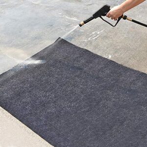 KALASONEER Under The Turkey Fryer Mat,Absorb Oil and Water,Protects BBQ Deck or Patio from Oil,Grease,and Spills, Slip Resistant and Waterproof (Turkey Fryer Mat:36inches x 30inches)