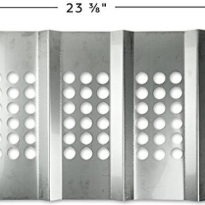 Music City Metals 96201 Stainless Steel Heat Plate Replacement for Select Steelman Gas Grill Models