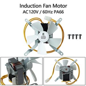 dibay Auger Motor, Induction Fan Kit, Fire Burn Pot and Hot Rod Ignitor for Traeger and Pit Boss Wood Pellet Grill Parts Replacement