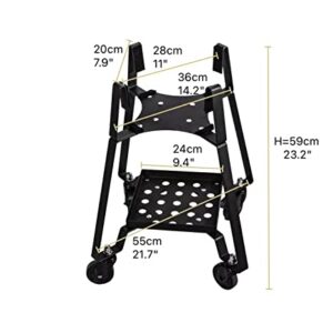 VESSILS 4-Wheel Rolling Cart for 13'' (9.8-in Wide) Kamado