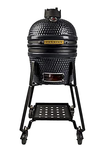 VESSILS 4-Wheel Rolling Cart for 13'' (9.8-in Wide) Kamado