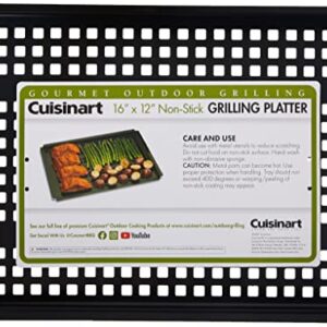 Cuisinart CNP-411 Simply Grilling Nonstick Grilling Platter , Black 12" x 16"