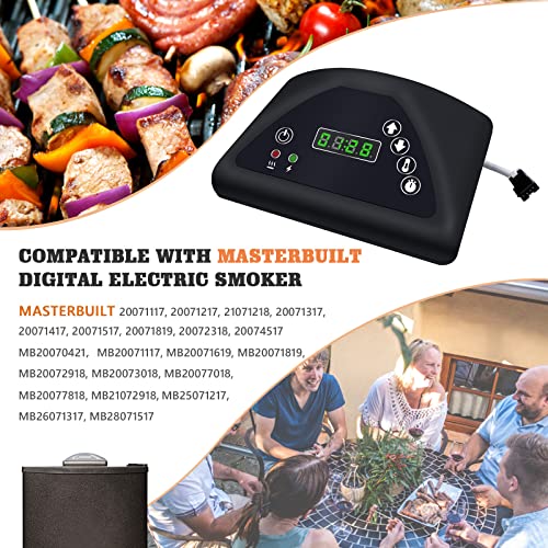 Replacement for Masterbuilt Smoker Digital Control Panel Kit, Part 9907160014 Compatible with Masterbuilt MB20071117 and More MB Digital Electric Smoker