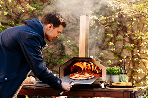 Ooni Pro 16 Multi-Fuel Outdoor Pizza Oven - 16 Inch Outdoor Pizza Oven - Outdoor Kitchen Pizza Making Oven