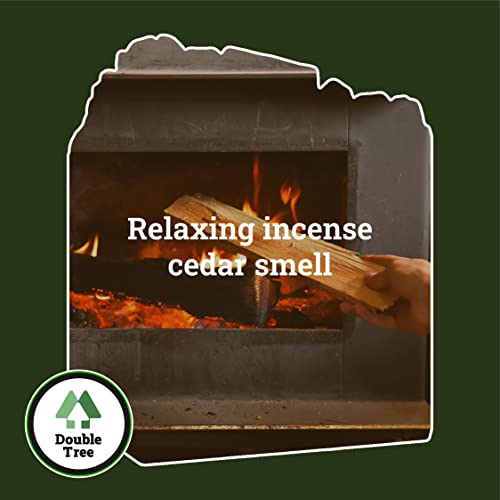 Fire Starter Kindling - 100% All-Natural Incense-Cedar Kindling - Fast, Easy Burning -Perfect for Indoor Fireplaces, Campfires, Beachside Fire Pits, Indoor/Outdoor Stoves (Large 1 Cubic ft)