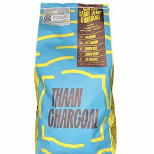 Thaan Thai Style Charcoal (5) and Thaan Charcoal Premium Select Very Large Lump Natural Hardwood Charcoal