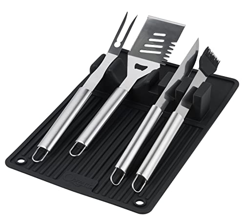 Ozeri BBQ and Grill Utensil Holder Mat Set