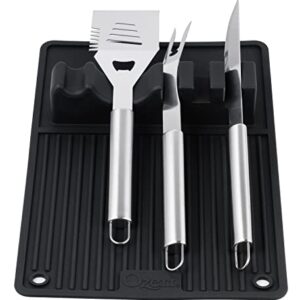 Ozeri BBQ and Grill Utensil Holder Mat Set