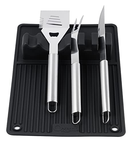 Ozeri BBQ and Grill Utensil Holder Mat Set