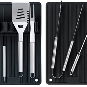 Ozeri BBQ and Grill Utensil Holder Mat Set