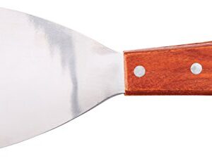 Update International WSCR-4 Grill Scraper, Diner, Griddle Scraper, Teppanyaki, Angle-Slanted Blade, Stainless Steel, Commercial Grade