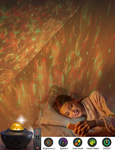 Galaxy Projector Star Projector with Remote/Smart APP Control&Voice Control&Music Speaker&Timer,Starry Sky Night Light Projector for Kids Adults Bedroom/Party/Valentine's Day/Holiday Decoration