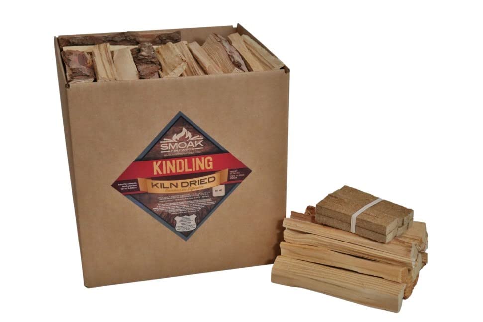 Smoak Firewood’s Pine (SOFTWOOD) Firestarter & Kindling/USDA Certified can be Used for Wood Stoves, Campfires, Fireplaces, Bonfires, Pizza Ovens, Grills or Smokers. Makes Starting Any fire Easy!