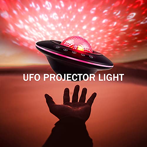 NXENTC LED Star Projector, Galaxy Lighting UFO Light Projector Star Light Lamp with Remote, Bluetooth Speaker and Timer Night Light Projector for Kids, Adults, Gaming Room, Home Theater