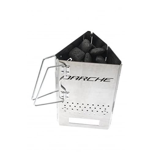 DARCHE Genuine BBQ CHARCOAL STARTER Stainless Steel Fire Starter Charcoal Camping Equipment