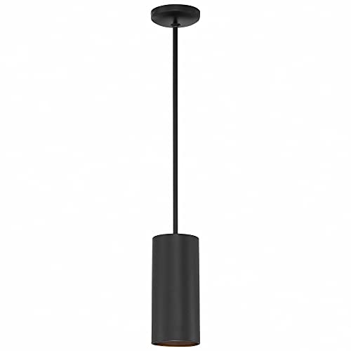 Access Lighting - HI Access 29001LEDDLP-MBL Transitional LED Pendant from Pilson Collection Finish, Matte Black