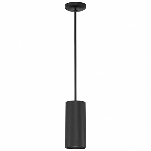 Access Lighting - HI Access 29001LEDDLP-MBL Transitional LED Pendant from Pilson Collection Finish, Matte Black