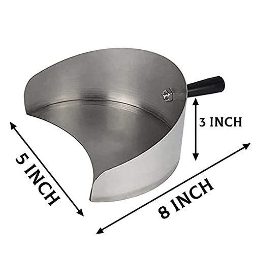 Handheld Meat Catcher Pan Rotisserie Meat Shovel for Doner Kebab Machine, Shawarma Grill, shawarma Machine, shawarma Machine for Home, gyro Machine, rotisserie Machine, Vertical Rotisserie