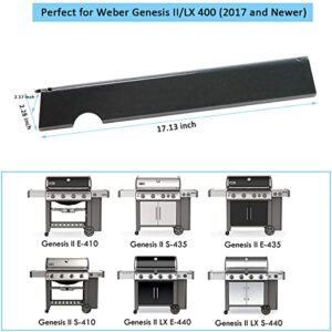 66033 Flavorizer Bars for Weber Genesis II 400 Series II E-410 S-410 E-415 S-415 E-435 S-435 Genesis II LX E-440 S-440 Gas Grills, 17 Inch Heat Plates Replacement Parts for 66797 66030 Flavor Bars