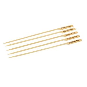 big green egg skewers – all natural bamboo