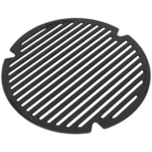 glowye cooking grate for kamado joe kj15090620, grill grate for kamado joe grill accessories, sear plate for kamado joe classic i, classic ii, classic iii series & kamado joe jr, cast iron