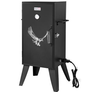 royal gourmet se2801 electric smoker with adjustable temperature control, black