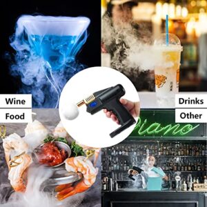 XUORUCYOS Cocktail Smoker Kit, Handheld Smoked Bubble Gun,Smoke Generator Tool, Herb Extract Essential Oil Smoker, USB Charging Bubble Gun for Cocktail Drink,Whiskeyï¼ŒMeat, Pizza and Food Cooking