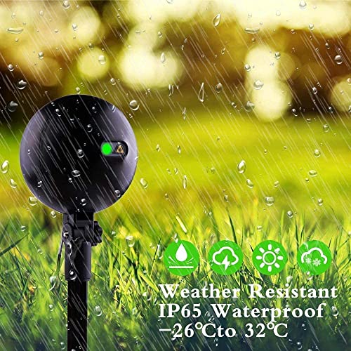 Christmas Lights Projector Laser Light Xmas Spotlight Projectors Waterproof Outdoor Landscape Spotlights for Holiday Halloween Yard Decorations