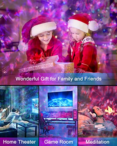 Galaxy Projector, Joycabin Dinosaur Eggs Star Projector Night Light with Remote Control, Bluetooth Speaker & White Noise LED Star Nebula Light Projector for Kids Adults Bedroom Home Ceiling Decor