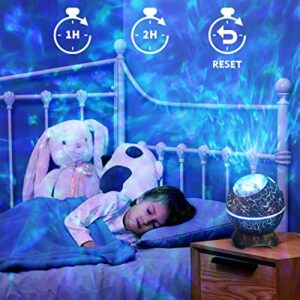 Galaxy Projector, Joycabin Dinosaur Eggs Star Projector Night Light with Remote Control, Bluetooth Speaker & White Noise LED Star Nebula Light Projector for Kids Adults Bedroom Home Ceiling Decor