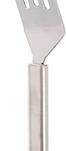 Norpro Stainless Steel Short Slotted Turner, 1-Pack, Silver