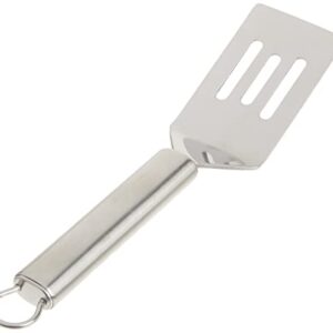 Norpro Stainless Steel Short Slotted Turner, 1-Pack, Silver