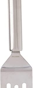 Norpro Stainless Steel Short Slotted Turner, 1-Pack, Silver