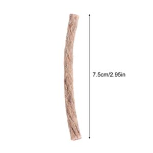 Abaodam 30Pcs Fire Wick Hemp Cord Hemp Fire Starter Tinder for Fire Starting When Camping Hiking Trekking Outdoor Accessory