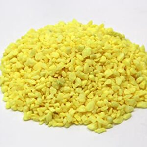 キャッスルエンタープライズ(Castle Enterprise) [Amazon.co.jp Limited] [Commercial Set] for Decorative Plants, DIY, Sander, Large Grain, Color Sand, Yellow, 22.0 lbs (10 kg) x 10 Bags