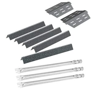 safbbcue 7621 7620 7622 replacement parts for weber genesis 300 e-310 e-320 e-330 s-310 s-330 cep-310 (2011-2016) weber flavorizer bars weber burner tubes 62752 heat deflector