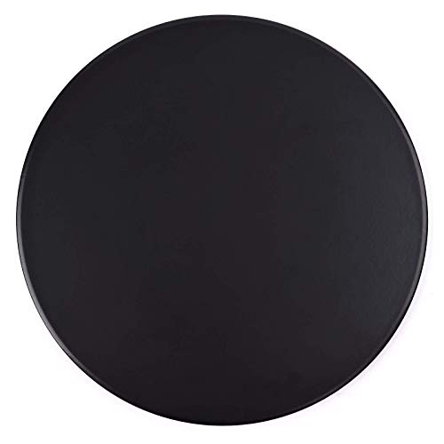 Menesia 12 Inch Black Non-stick Ceramic Pizza Stone Pan, Baking Stones for Ovens & Grill & BBQ, Round Oven Cooking Stone