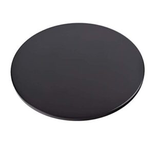 Menesia 12 Inch Black Non-stick Ceramic Pizza Stone Pan, Baking Stones for Ovens & Grill & BBQ, Round Oven Cooking Stone