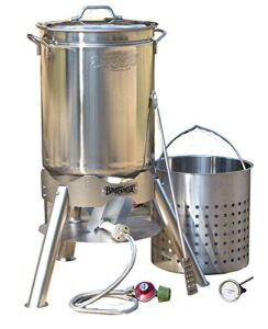 bayou classic 800-144 44 quart boil and brew, stainless