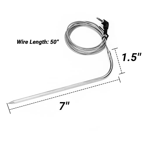 Stanbroil Replacement Meat BBQ Probe for Pit Boss Pellet Grills, Replacement for Pit Boss P7-340/700/1000 w/ PB440D2/PB1150G/PB850G/PB550G/PB820/Pro 1100 Grills and All Other Pit Boss Controller Board