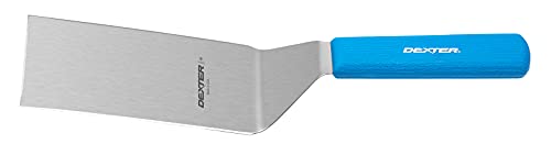 Dexter-Russell S286-6H-PCP Sani Safe Hamburger Turner 6" x 3" High Heat, Blue