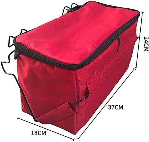 Push Pull Wagons Food Cooler Bag Folding Outdoor Trolley Cart Accessories Cooler Ice Bags for Beach Park Camping Picnic Provide Cold Beverages