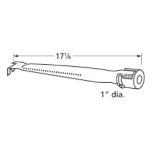 Music City Metals 16801 Stainless Steel Burner Replacement for Select Aussie Gas Grill Models