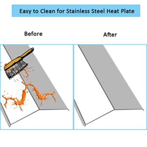 Grill Replacement Parts for Oklahoma Joe's Longhorn Combo 3-Burner Charcoal/Gas Smoker Grill 12201767 14201767 15202029 16202046 18202083 l, 1767054 Heat Tent 1767017 Burner Adjustable Crossover Tube