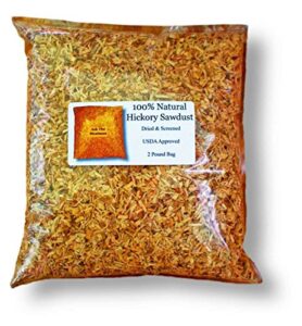 natural hickory sawdust (2.0 lb)