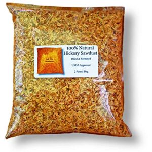 Natural Hickory Sawdust (2.0 Lb)