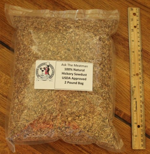 Natural Hickory Sawdust (2.0 Lb)