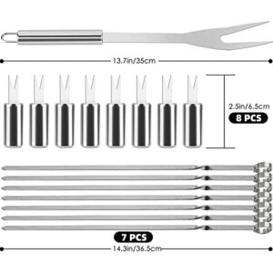 BBQ Grill Tools Set with Case - 22pcs S SMAZINSTAR Barbecue Accessories kit, Premium Complete Heavy Duty Stainless Steel BBQ Accessories with Storage Case for Camping Set & Dad Men & Backyard