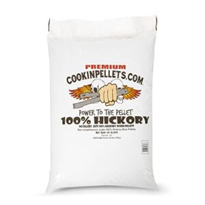 CookinPellets Premium Hickory Grill Smoker Smoking Wood Pellets, 40 Pound Bag Bundle with CookinPellets Black Cherry Smoker Smoking Hardwood Wood Pellets, 40 Pound Bag